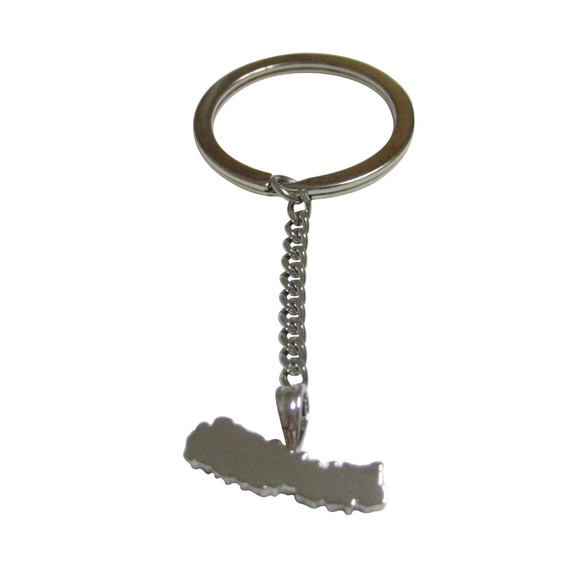 Kiola Designs | Accessories | Nepal Map Shape Pendant Keychain | Poshmark